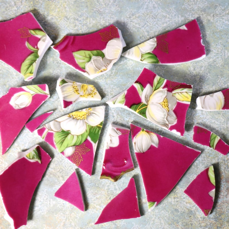 Broken Dish Mosaic - Etsy