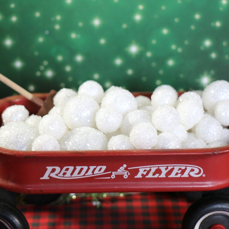 Faux Snowballs - Etsy