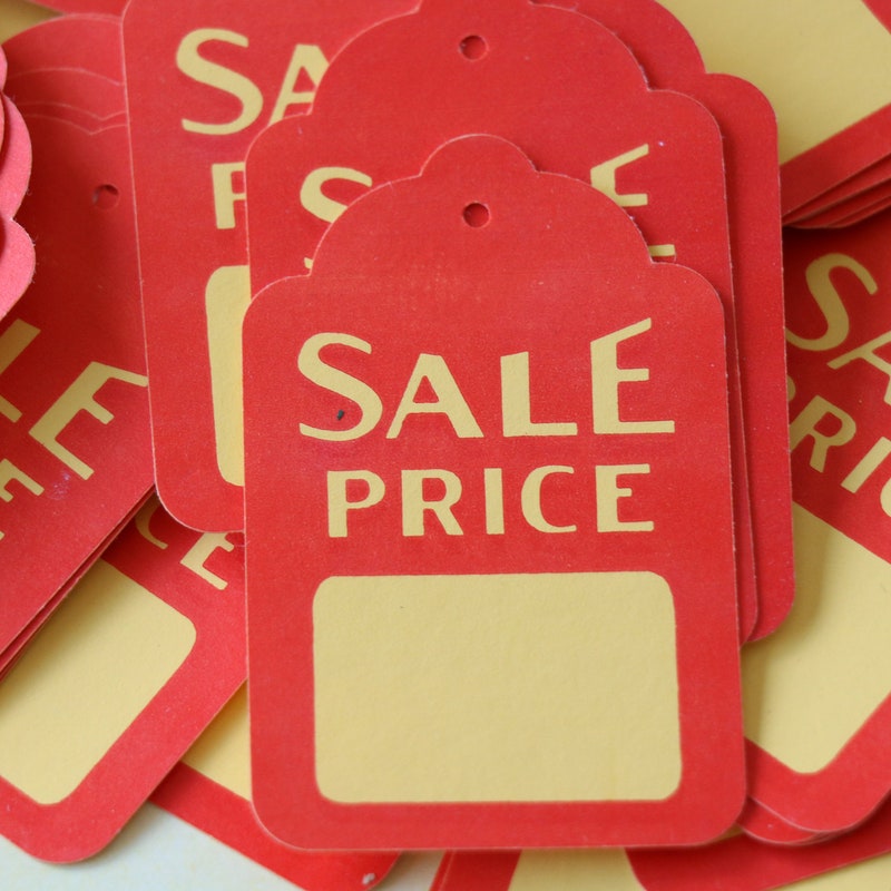 Large Price Tag - Etsy