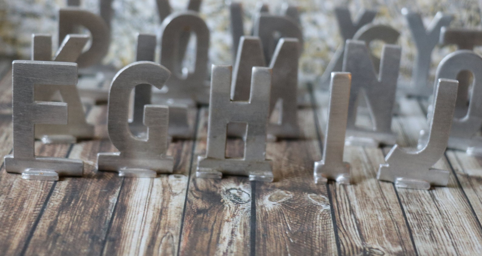 1 Vintage Metal Mailbox Alphabet Letter | Etsy