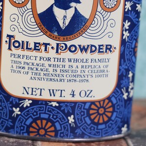 Vintage 1978 Mennen's Powder Reproduction Tin - Etsy