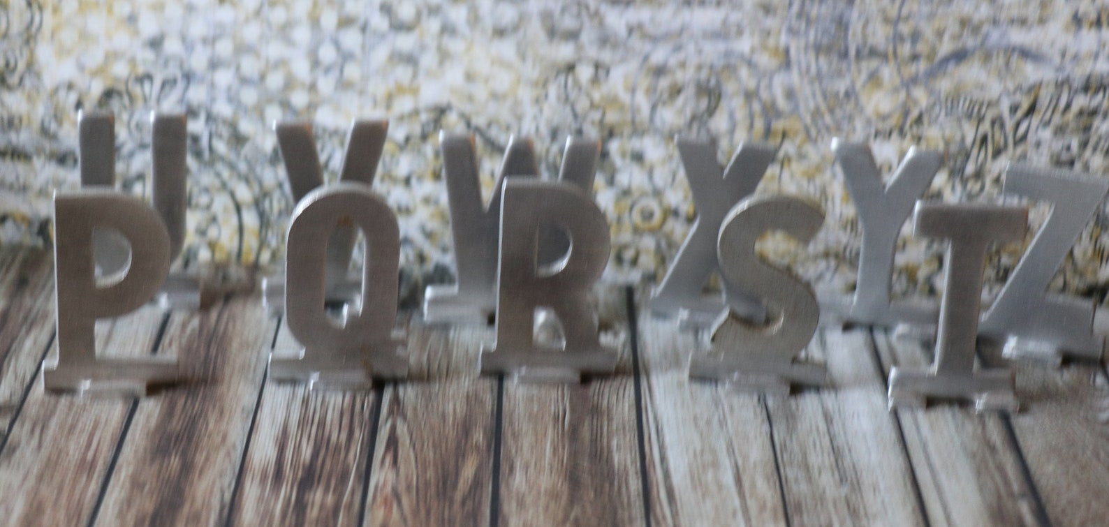 1 Vintage Metal Mailbox Alphabet Letter | Etsy