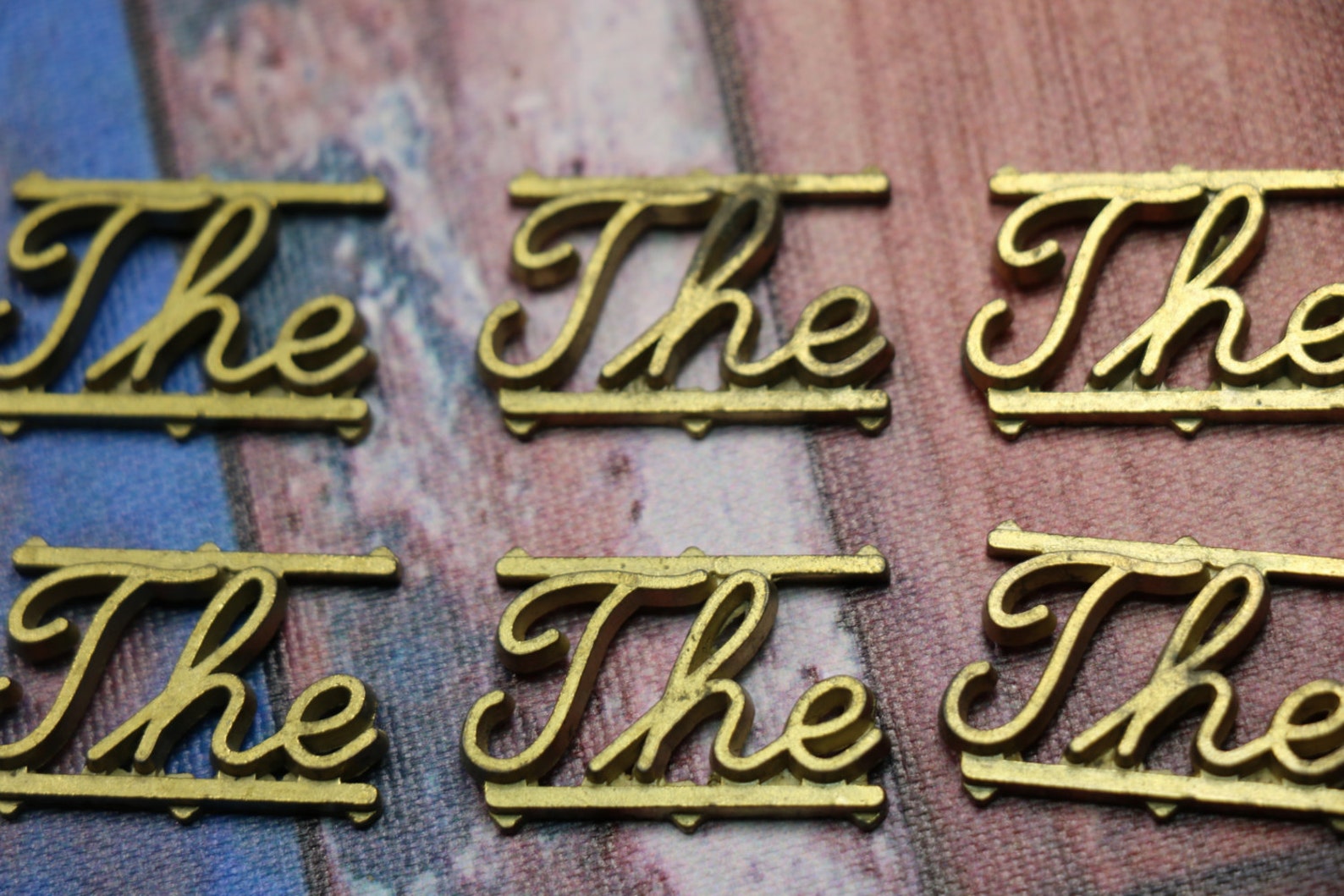 3 Vintage Brass Letters - Etsy