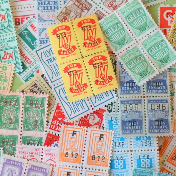 Saving Stamps - Etsy