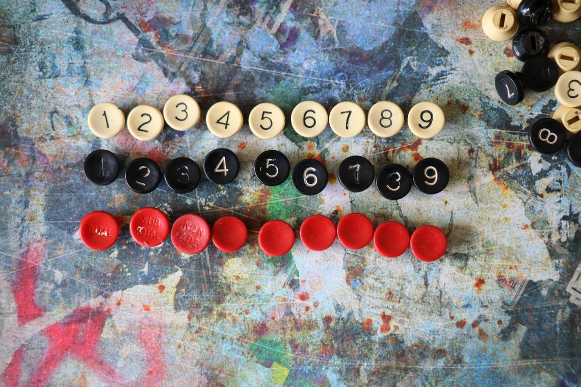 1 Vintage Adding Machine Key - Etsy