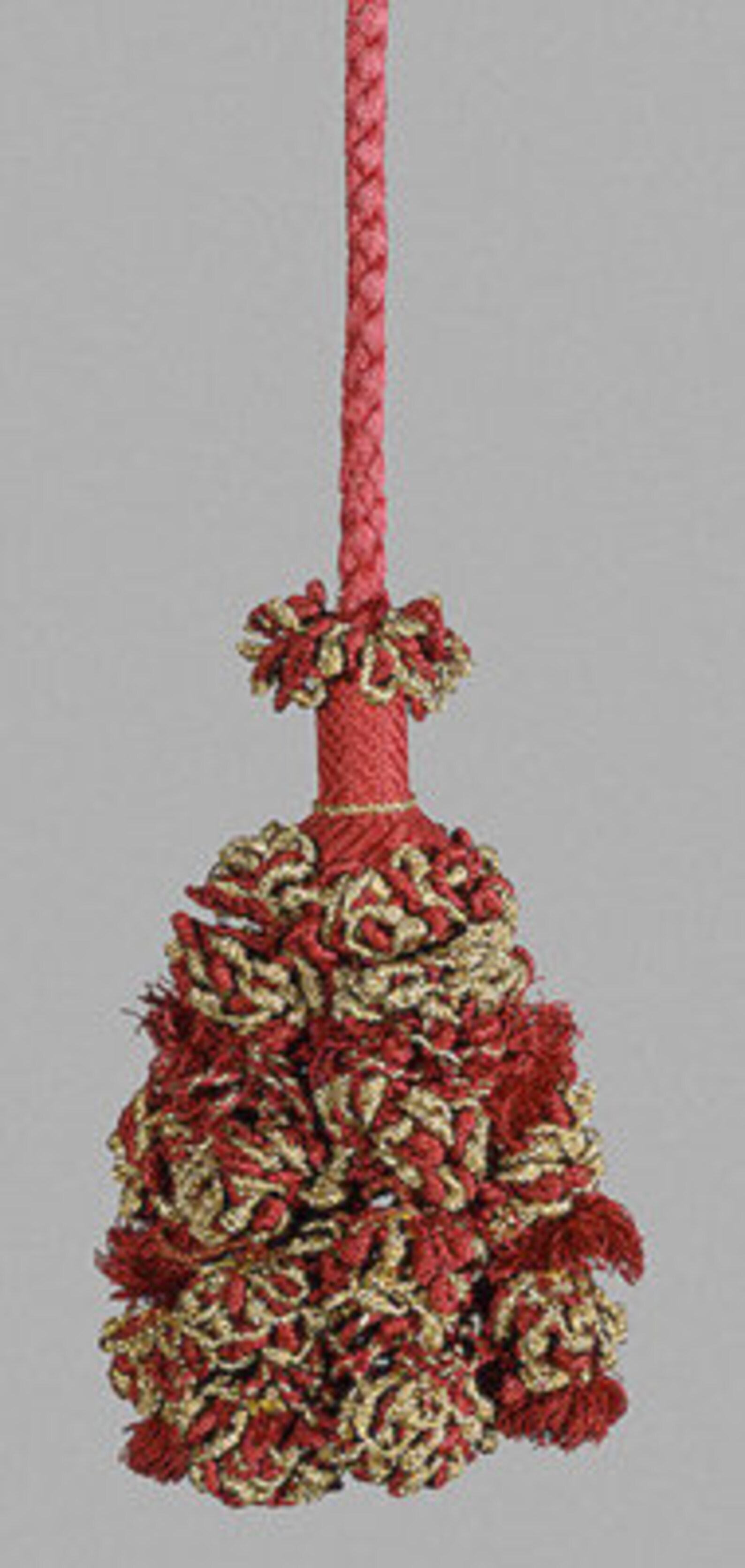 1 Vintage Deep Red Large Tassel - Etsy