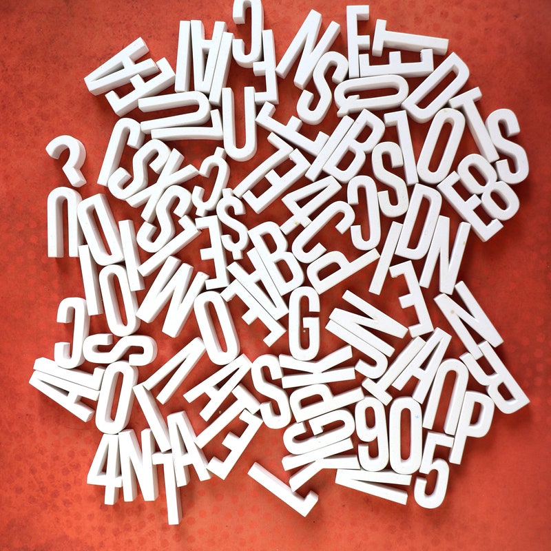 Kitchen Letters - Etsy