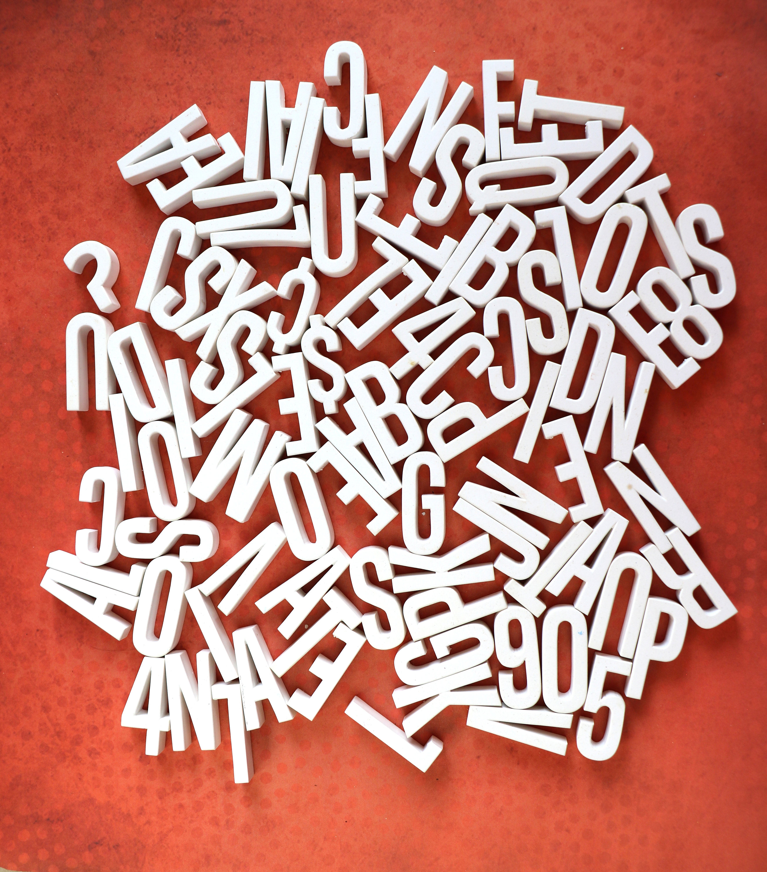 Jumbled Letters Design