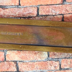 1 Vintage Used Brass Name Tag Pin - Etsy