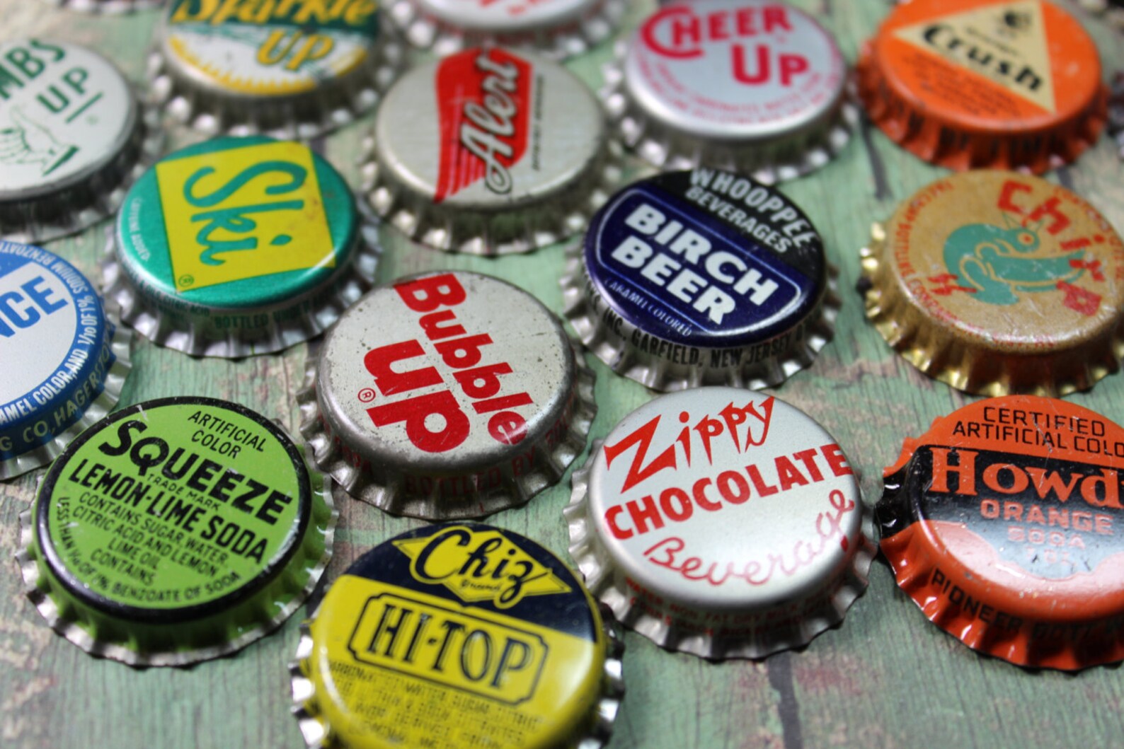 1 Vintage Bottle Cap With Fun Words - Etsy