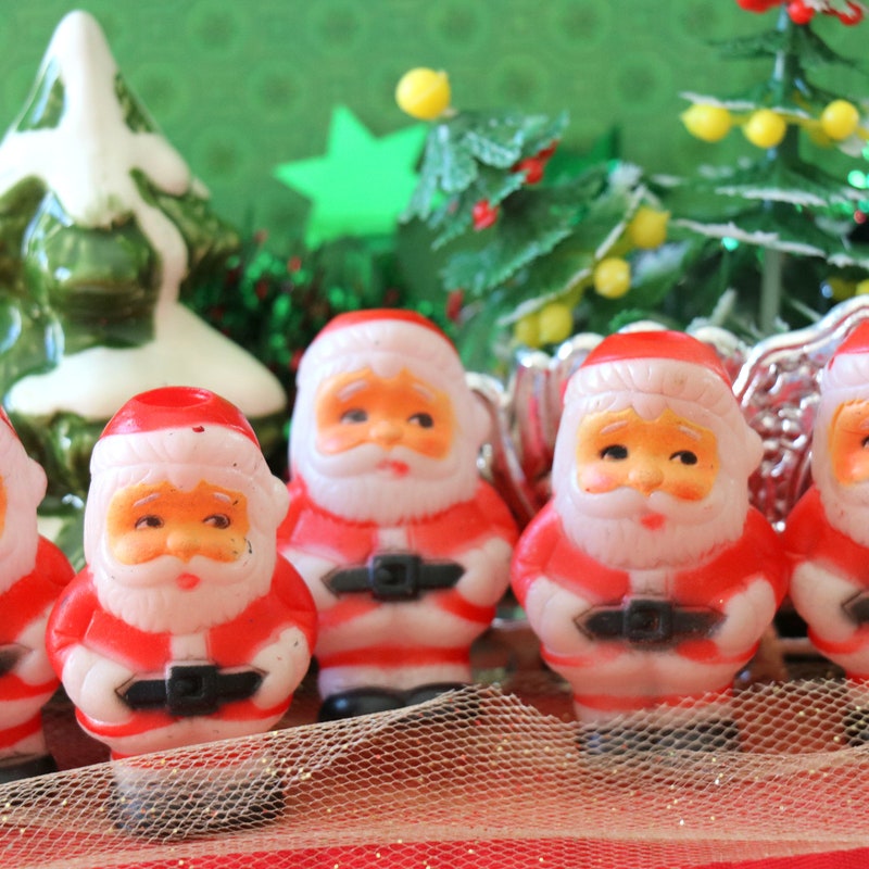 Plastic Santa - Etsy