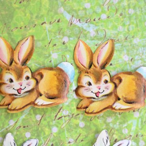 2 Vintage Dennison Bunny Stickers - 4 Choices - Etsy