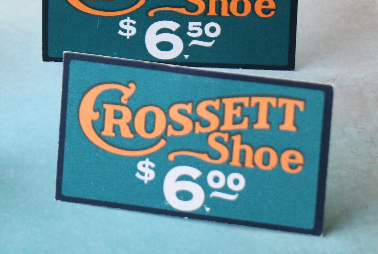 1 Vintage Large Shoe Price Tags - Etsy