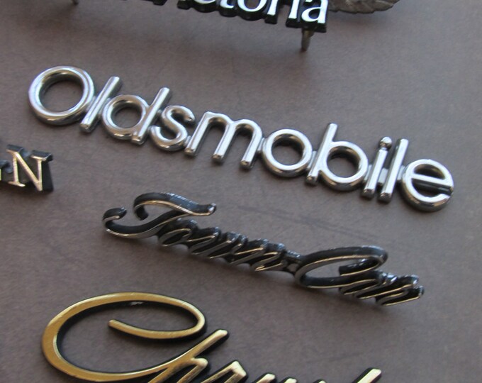 Vintage Metal Car Emblems - Etsy