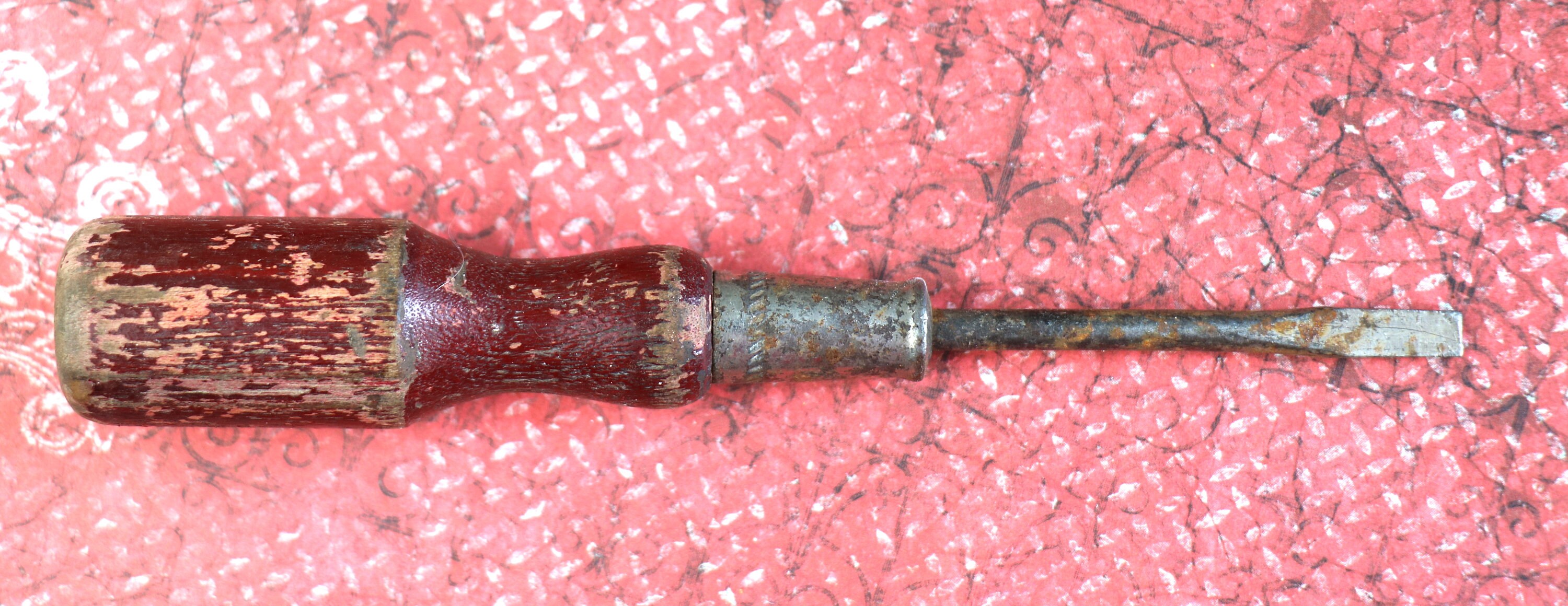 1 Antique Screwdriver With Wooden Handle - Etsy