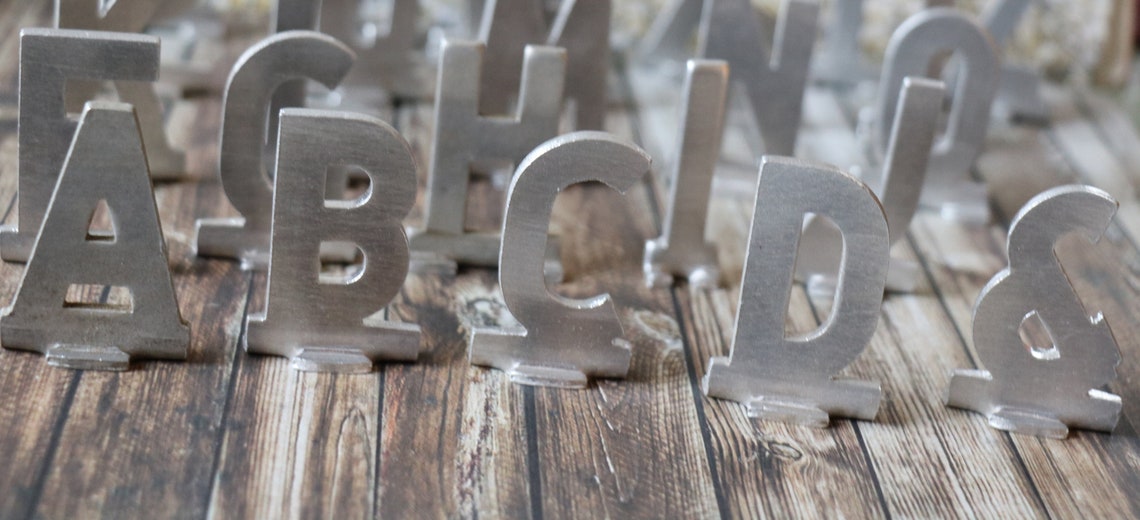 1 Vintage Metal Mailbox Alphabet Letter | Etsy