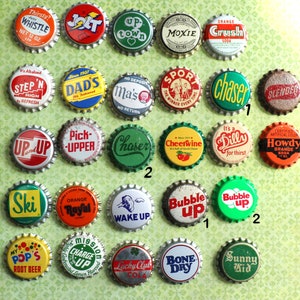 1 Vintage Bottle Cap With Fun Word(s) - Etsy