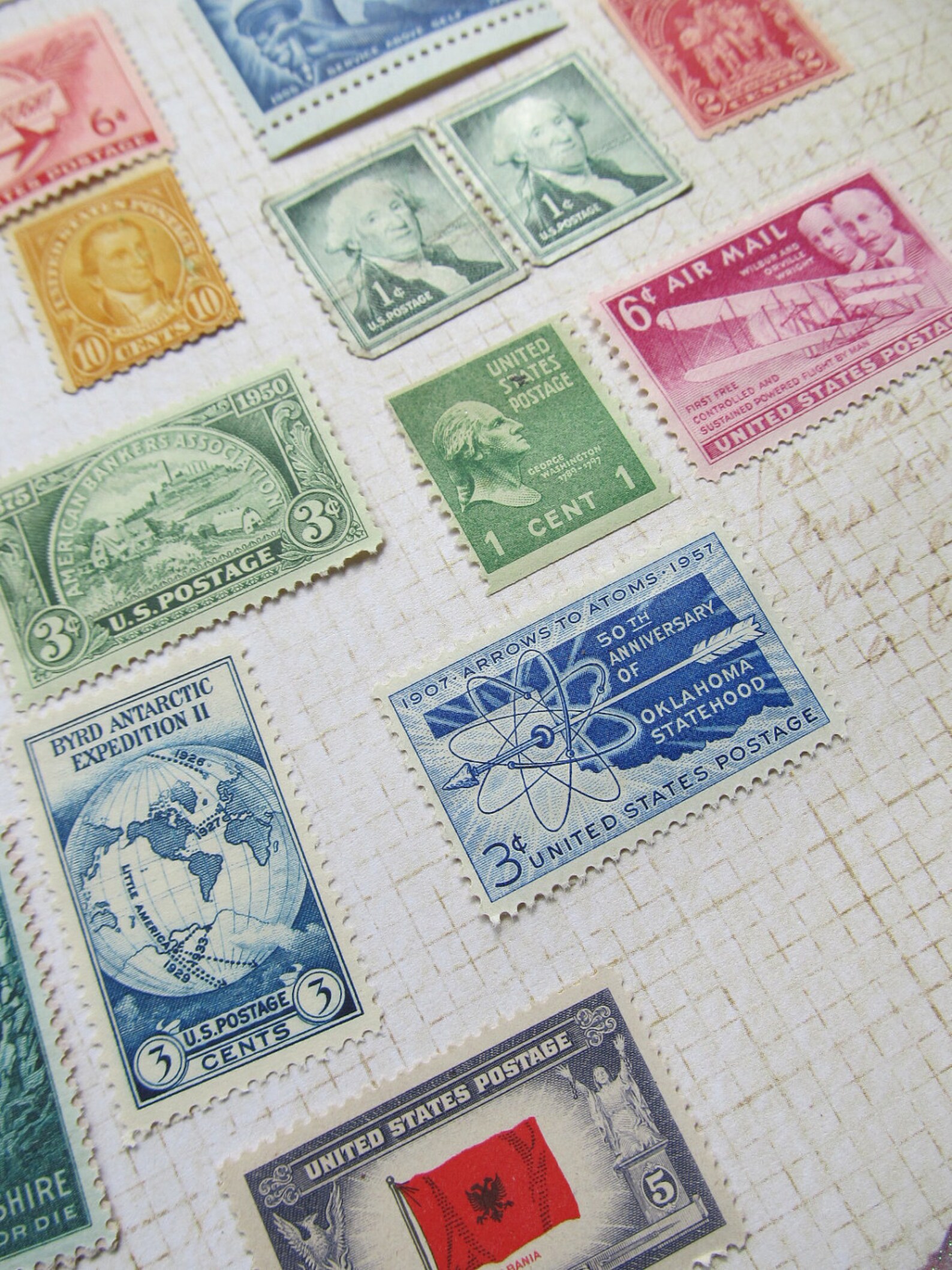 5 Vintage Unused US Postage Stamps - Etsy
