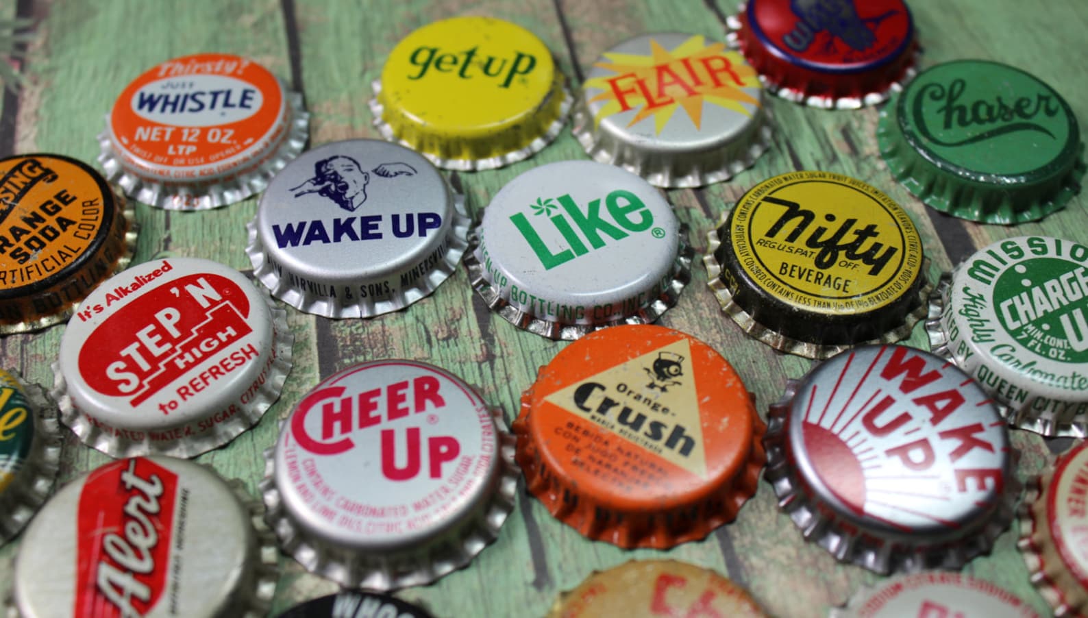 1 Vintage Bottle Cap With Fun Words - Etsy