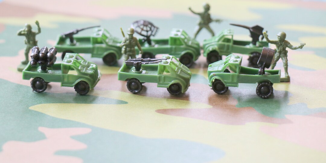 1 Vintage Miniature Army Vehicle From Hong Kong - Etsy