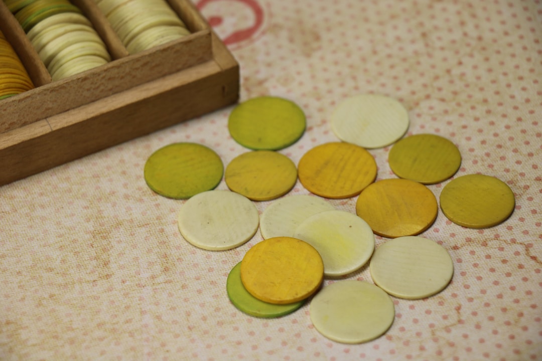 5 Antique Bone Circle Game Counter - Etsy