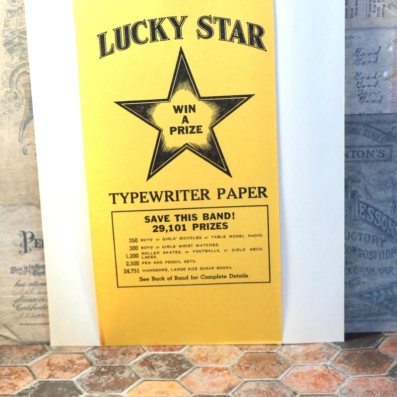 Lucky Star Paper - Etsy