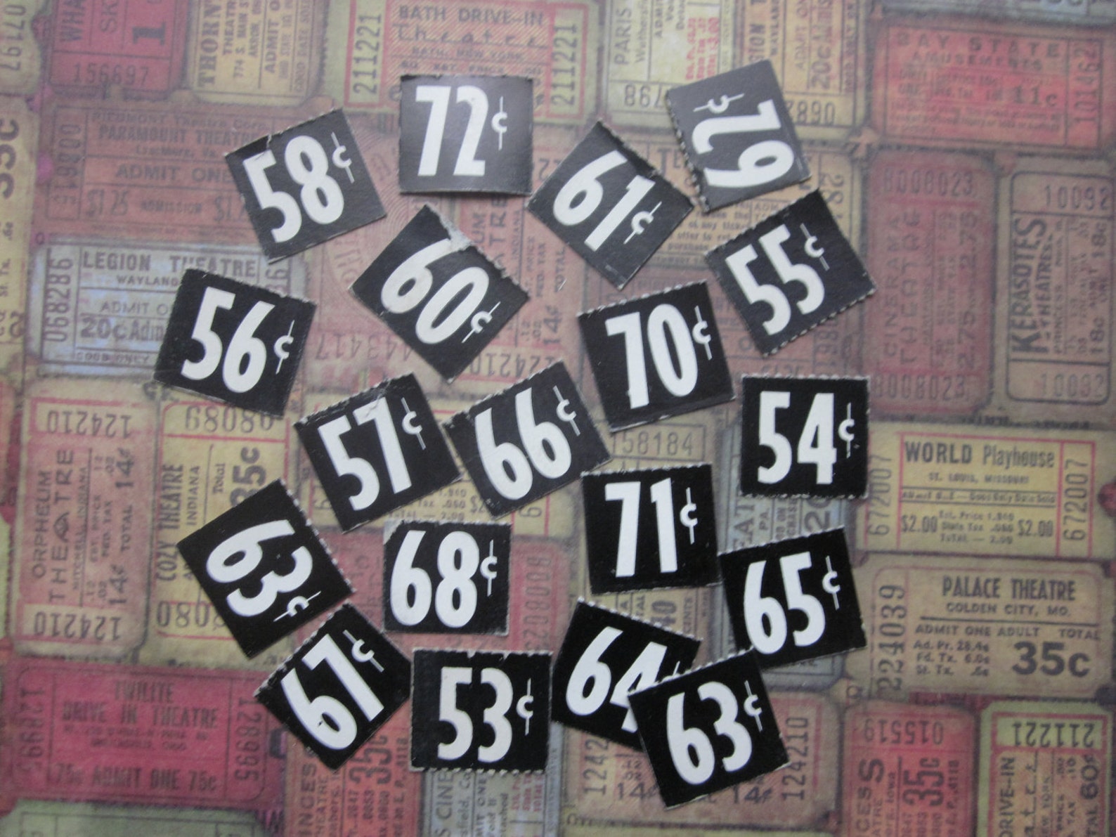 Vintage Price Tags - Etsy