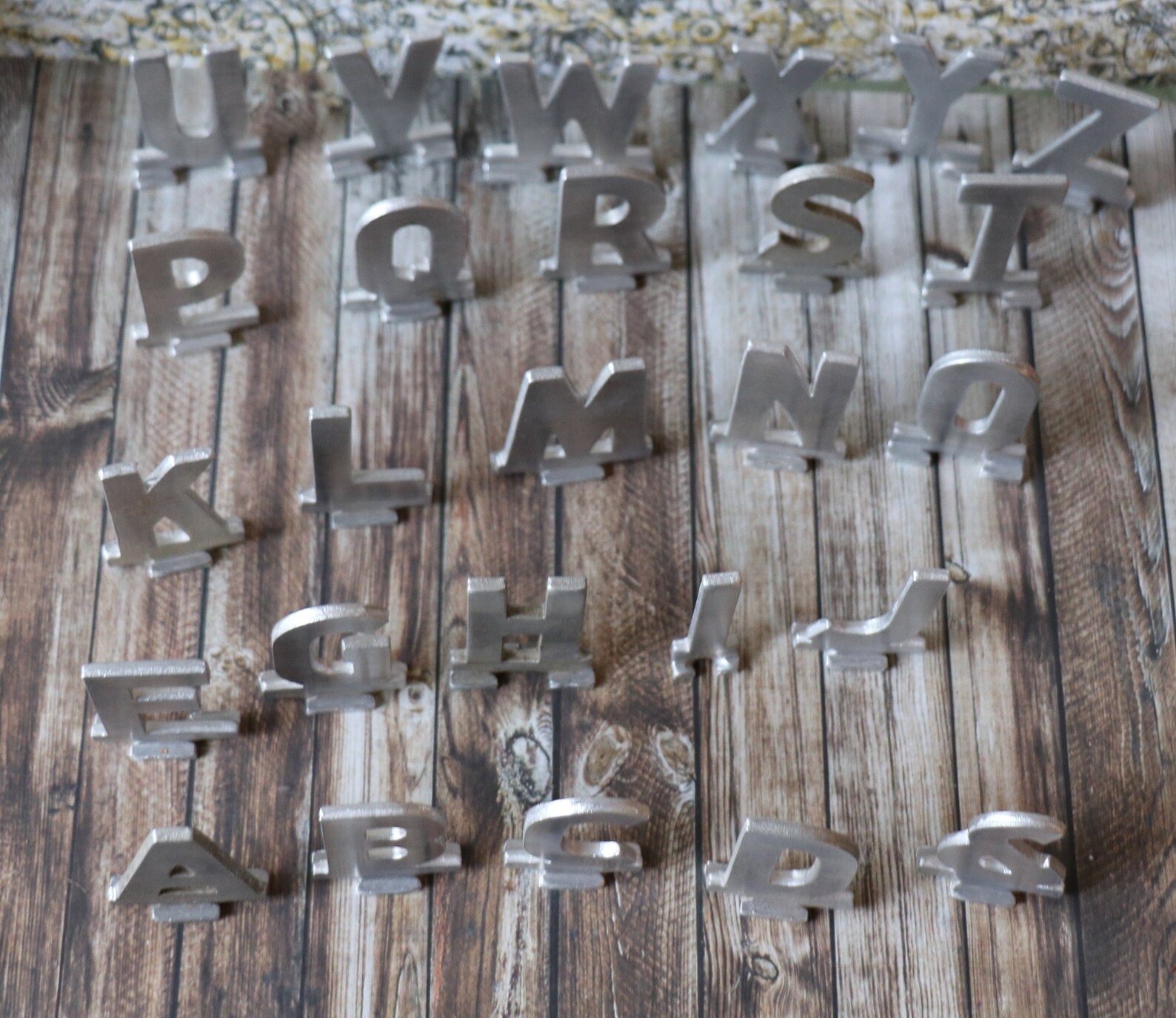 1 Vintage Metal Mailbox Alphabet Letter - Etsy
