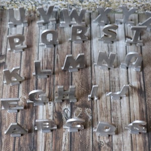 1 Vintage Metal Mailbox Alphabet Letter - Etsy