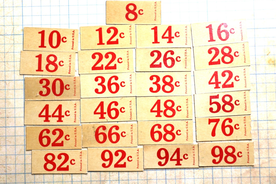 1 Vintage Grocer Double-sided Price Tag - Etsy