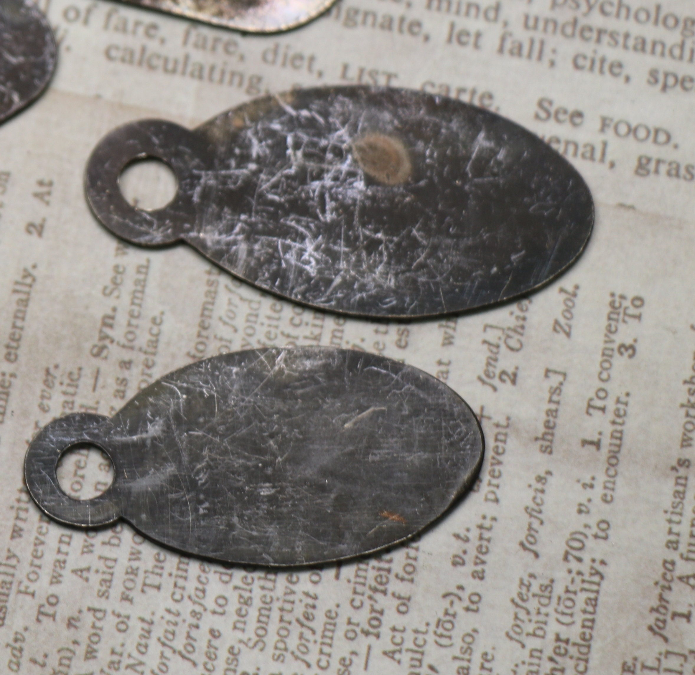 1 Vintage Metal Unused Key Tag - Etsy
