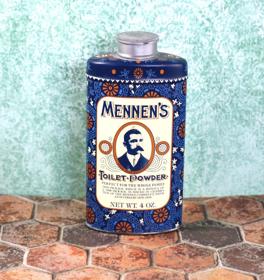 Vintage 1978 Mennen's Powder Reproduction Tin - Etsy