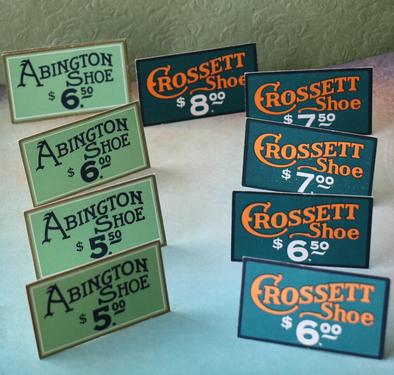 1 Vintage Large Shoe Price Tags - Etsy