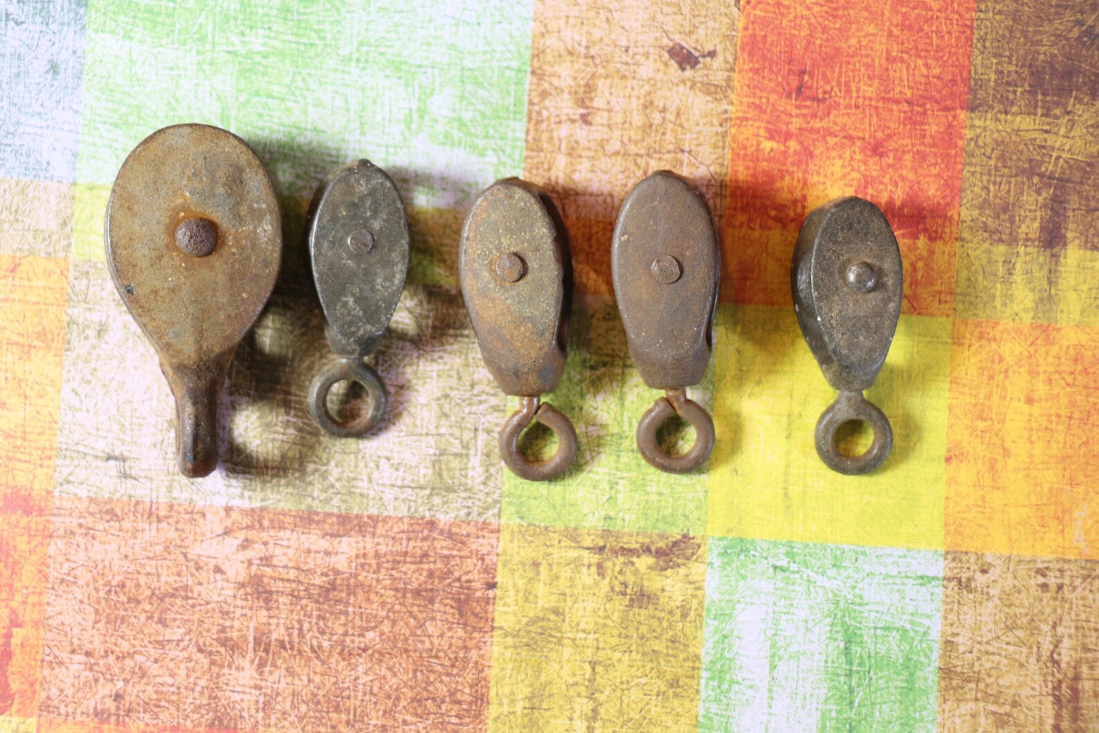 1 Vintage Small Pulley - Etsy