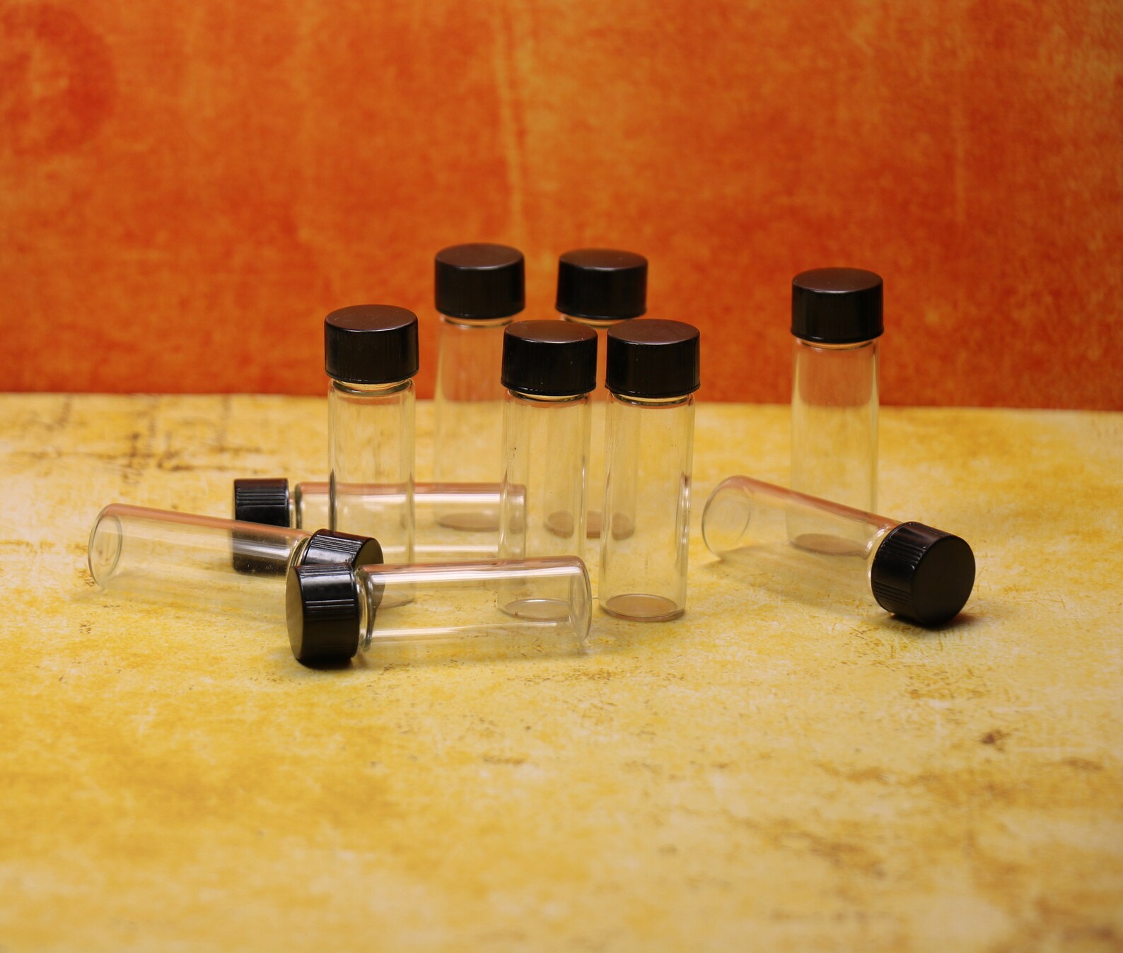 2 Vintage Glass Vials - Etsy