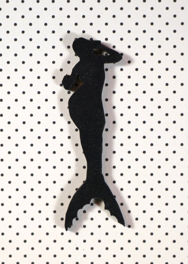 1 Wooden Mermaid Die Cut - Etsy