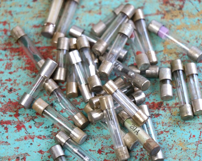 1 Vintage Glass Fuse - Etsy