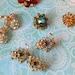 1 Vintage Rhinestone Scatter Pin or Pin Set - Etsy