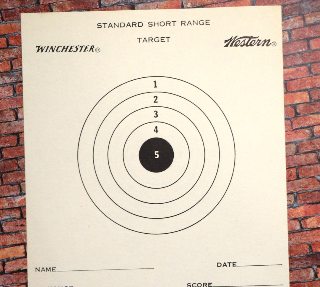 1 Vintage Westminster Short Range Target - Etsy