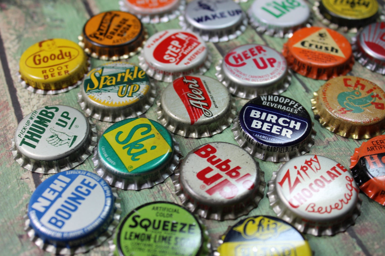 1 Vintage Bottle Cap With Fun Word(s) - Etsy