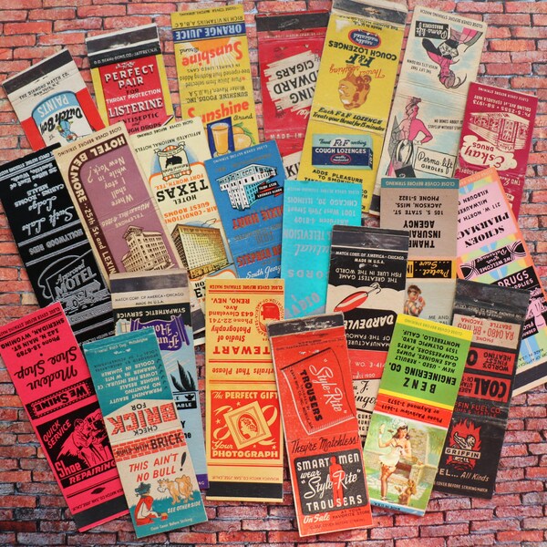 Old Matchbooks - Etsy