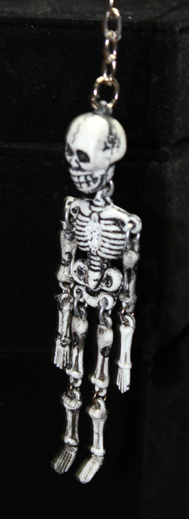 1 Creepy Jointed Skeleton Keychain | Etsy