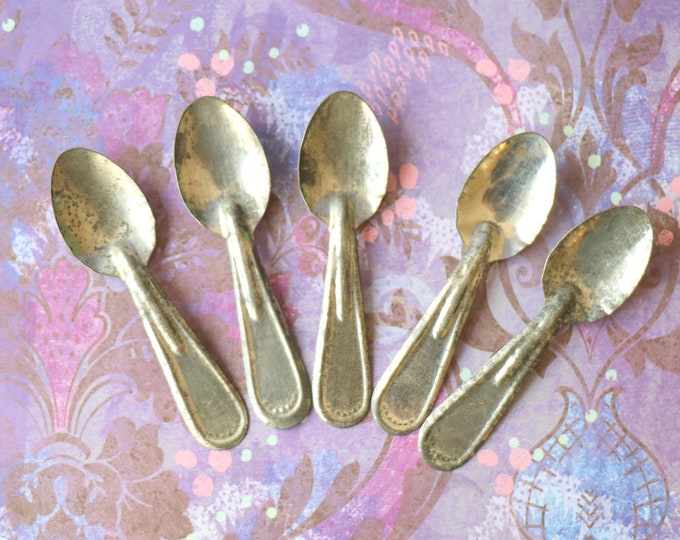 1 Vintage Metal Ice Cream Tasting Spoons - Etsy