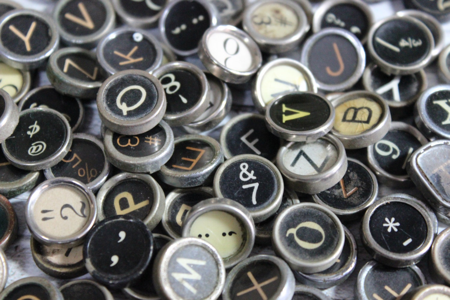 3 Random Typewriter Keys - Etsy