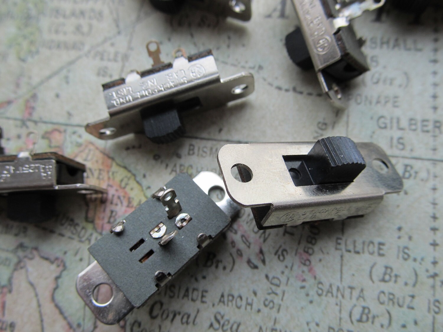3 Vintage Slide Switches - Etsy