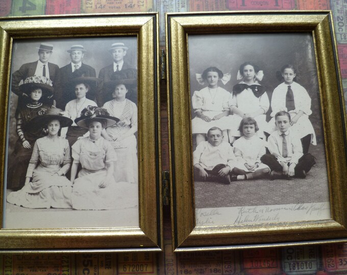 Vintage Family Portrait Postcards - Etsy
