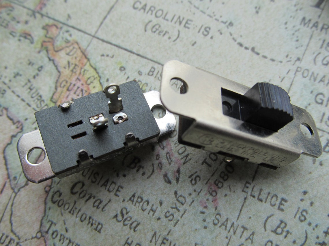 3 Vintage Slide Switches - Etsy