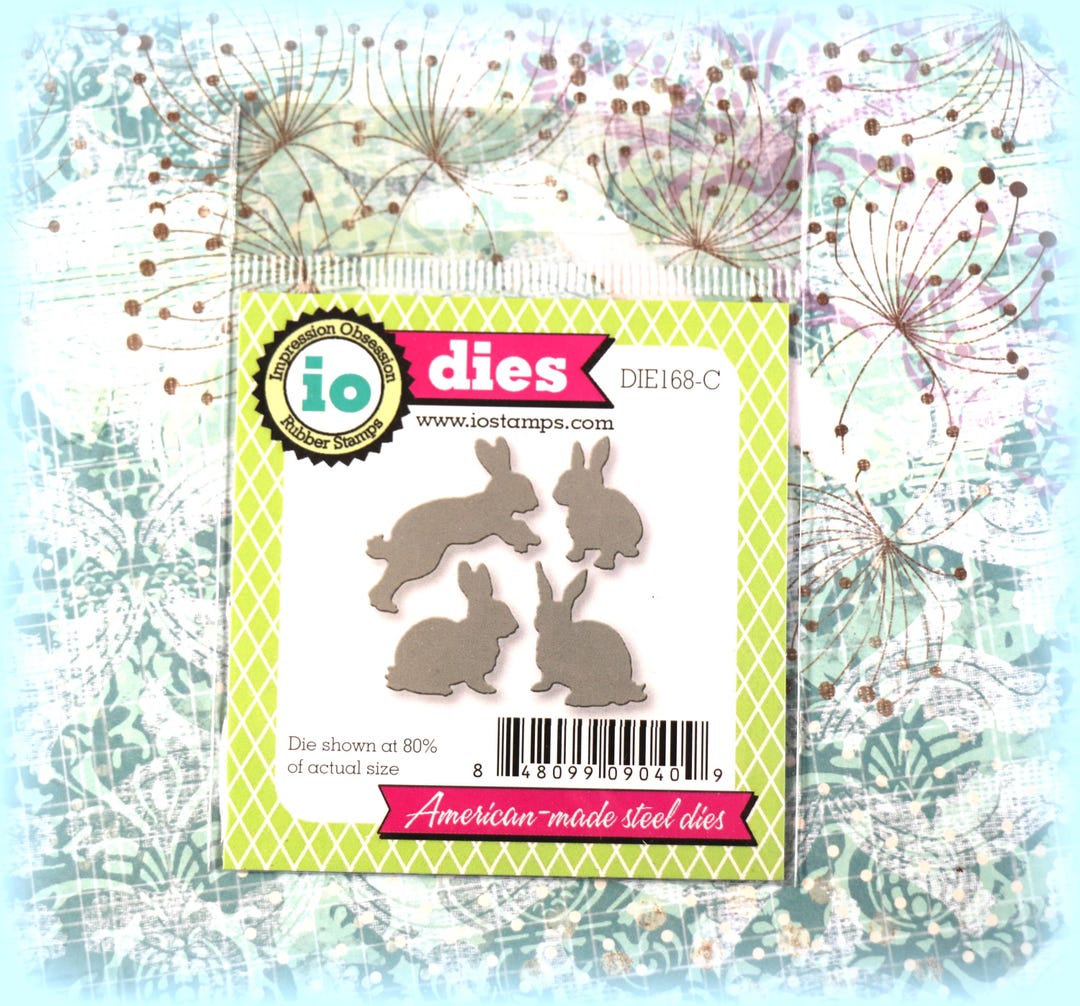 Set of Impression Obsession Bunny Rabbit Cutting Dies - Etsy