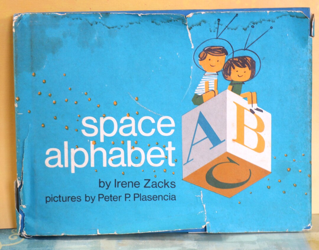 Vintage 1966 Space Alphabet Children's Book - Etsy