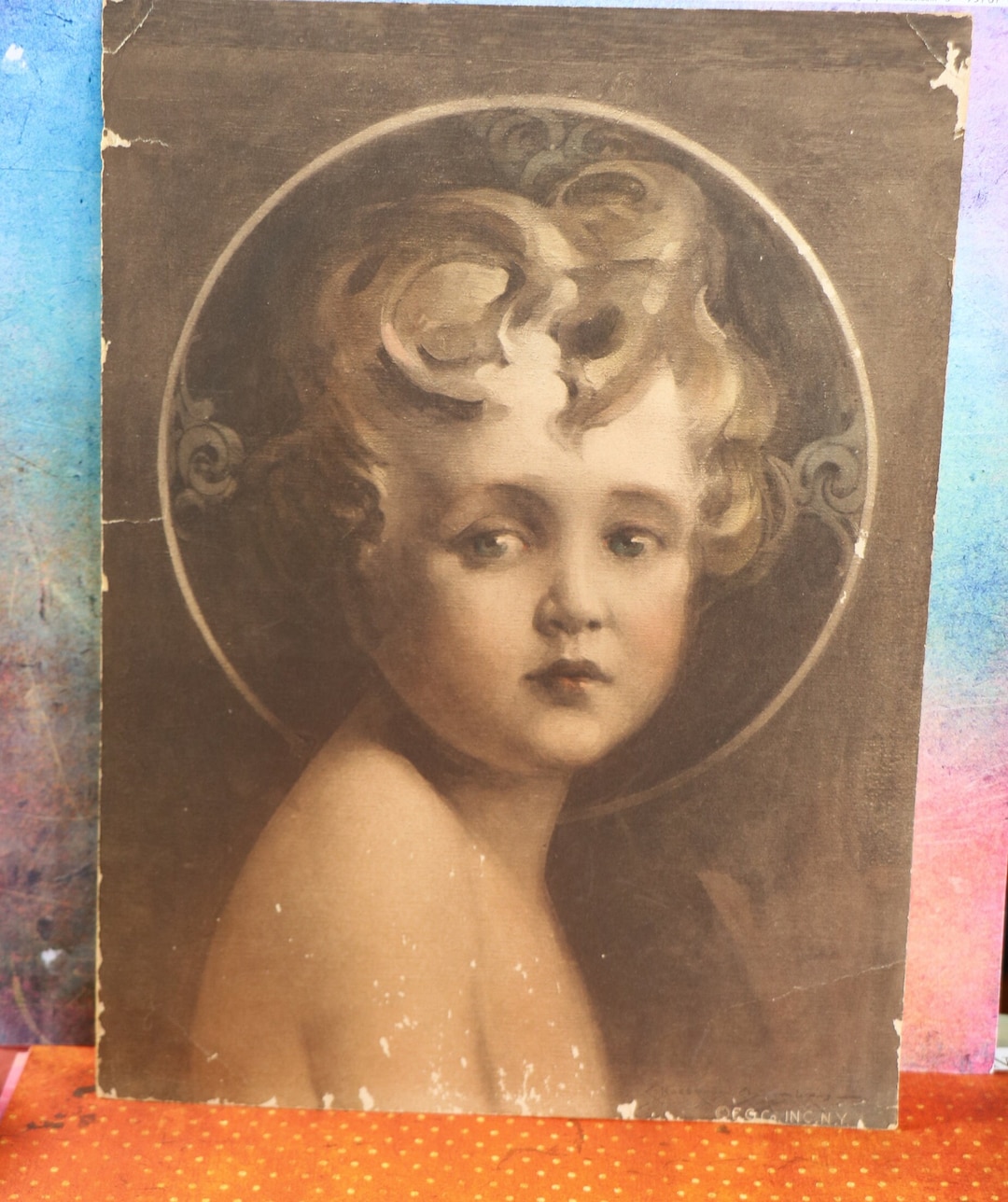 Antique 1920's Bosseron Chambers Print - Light of the World - Etsy